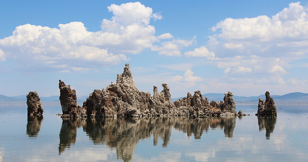 Mono Lake in Contiguous United States, Verenigde Staten van Amerika ...