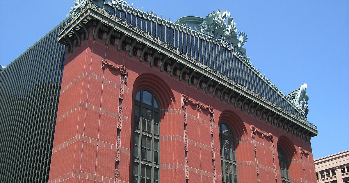Harold Washington Library Center in Chicago Loop, United States ...