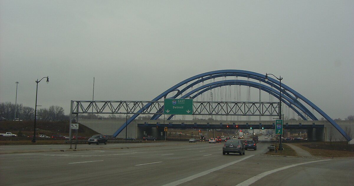 Detroit Industrial Expressway in Taylor, Michigan, United States ...
