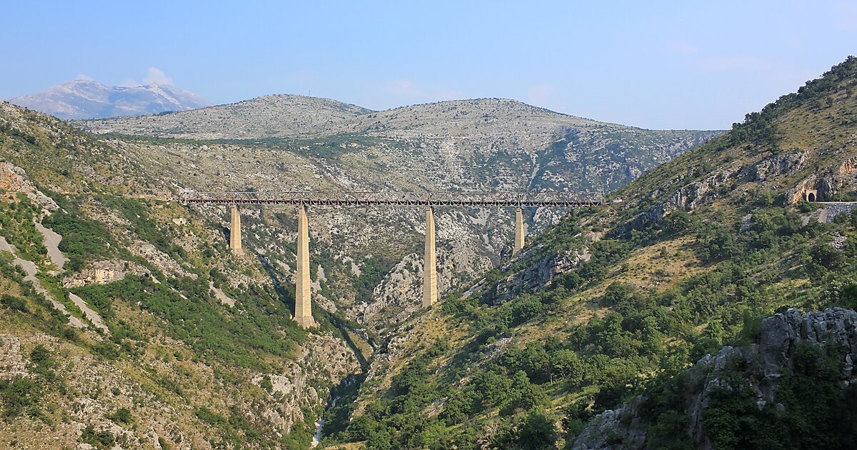 Mala Rijeka viaduct in Podgorica Capital City, Montenegro | Tripomatic