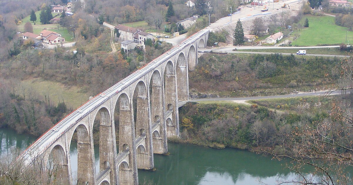Cize–Bolozon viaduct in Bourgogne-Franche-Comté, France | Tripomatic