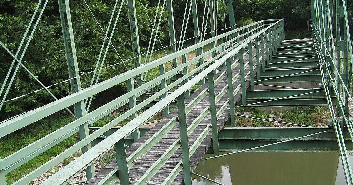 Capon Lake Whipple Truss Bridge in West Virginia, United States ...