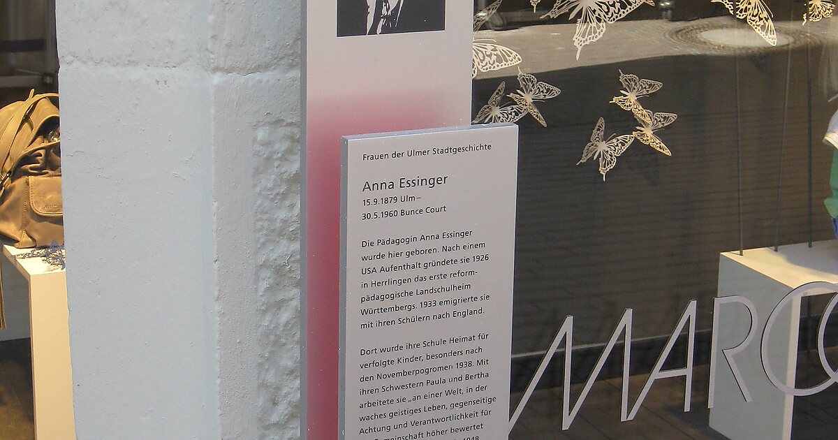 Anna Essinger in Ulm, Germany | Tripomatic