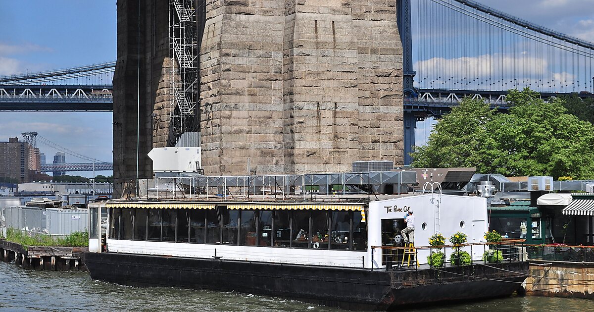 The River Café in Brooklyn, New York City, Vereinigte Staaten von ...