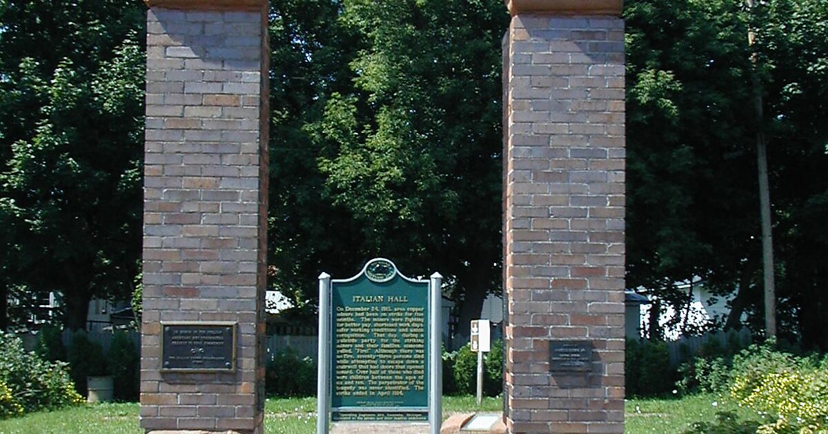 Italian Hall disaster in Calumet, Michigan | Tripomatic