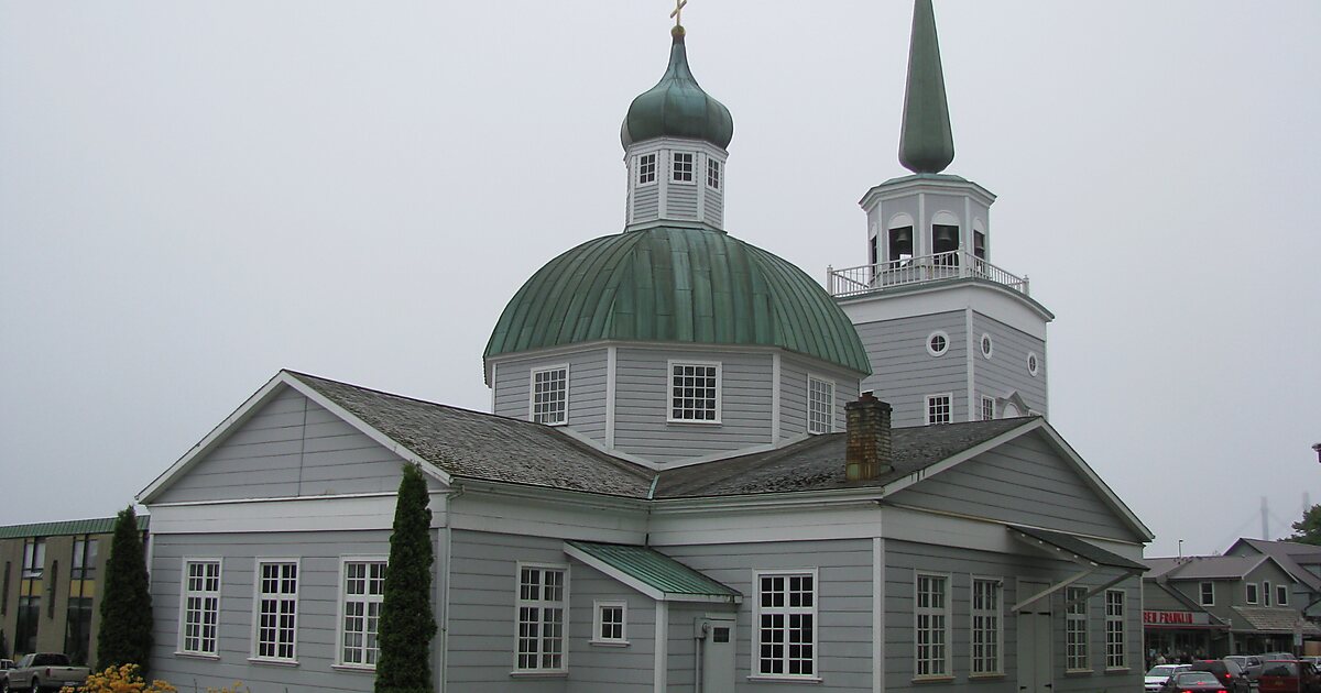 Saint Michael's Russian Orthodox Cathedral in Sitka, Alaska, United ...