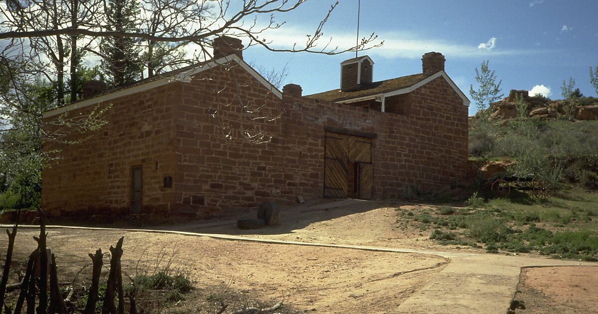 Pipe Spring National Monument in Kaibab, Arizona, Vereinigte Staaten ...