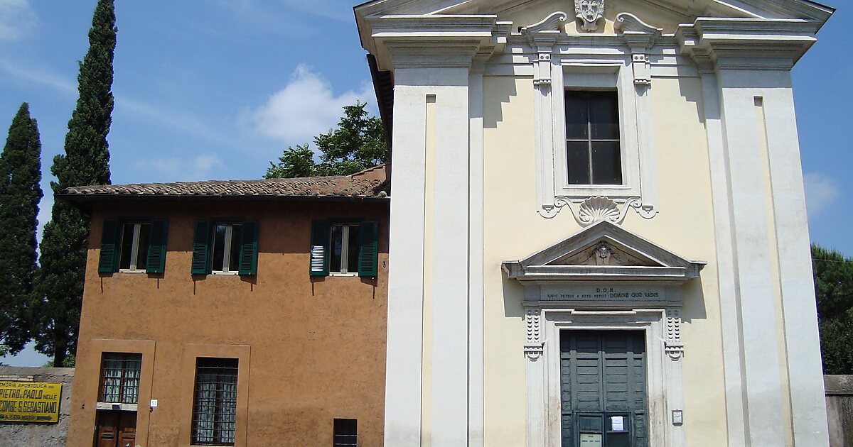 The Church of Domine Quo Vadis in Appio-Latino, Rome, Italy | Tripomatic