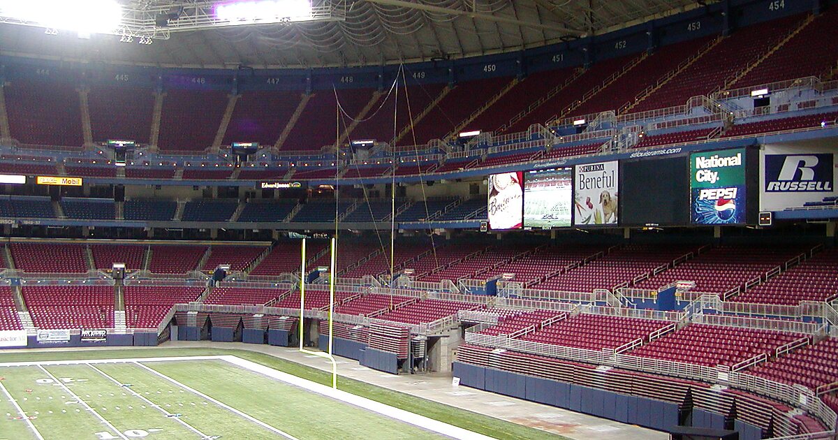 The Dome at America's Center en Downtown St. Louis, San Luis, Estados ...