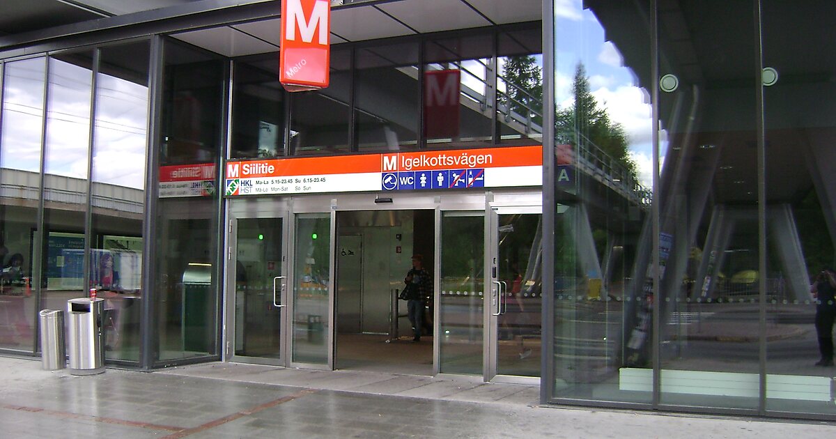 Siilitie metro station in Herttoniemi, Helsinki, Finland | Tripomatic