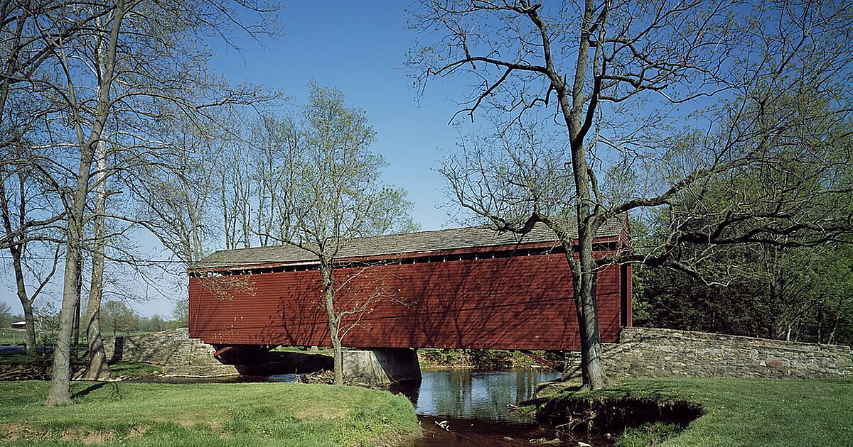 Loys Station Covered Bridge in Frederick, Maryland, United States ...