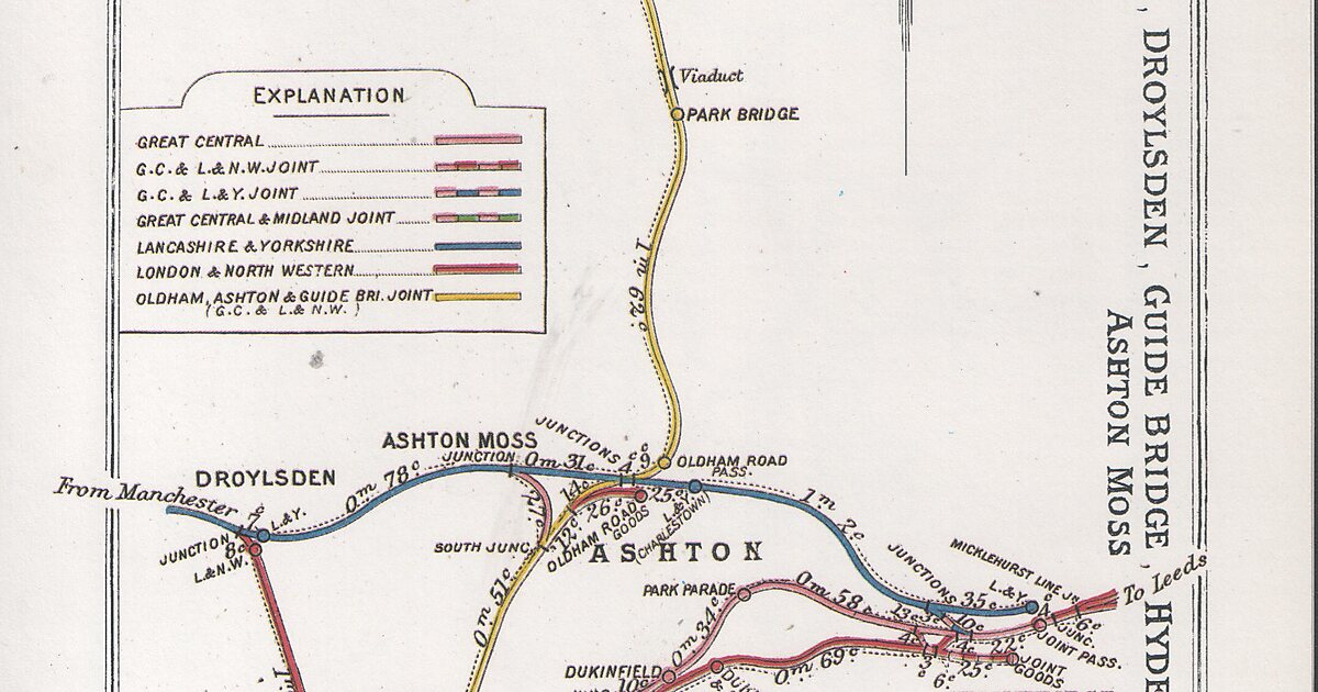 Guide Bridge railway station in Audenshaw, UK | Tripomatic