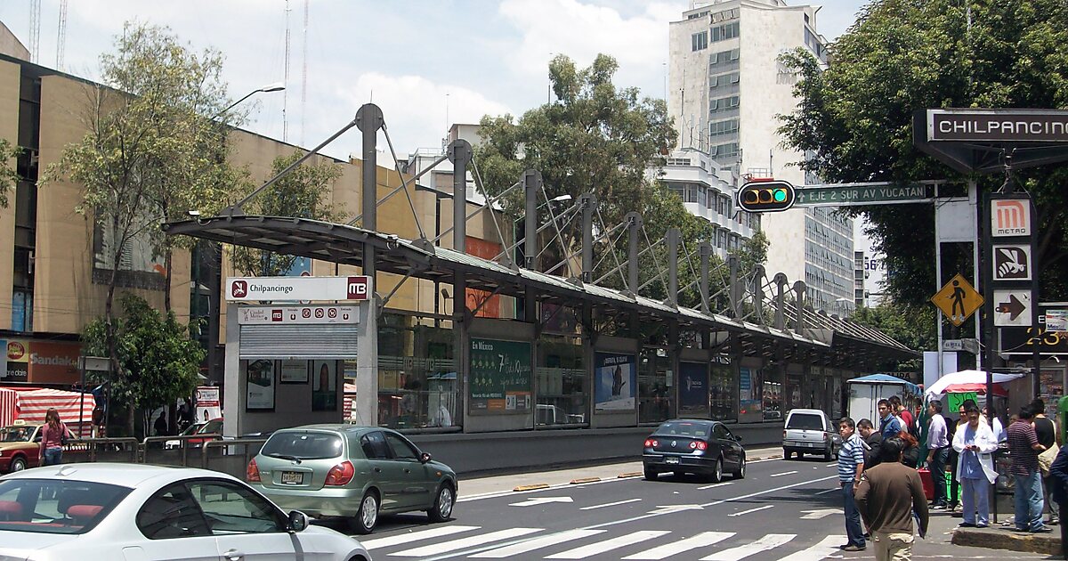 Chilpancingo metro station in Cuahutémoc, Mexico City, México | Sygic ...