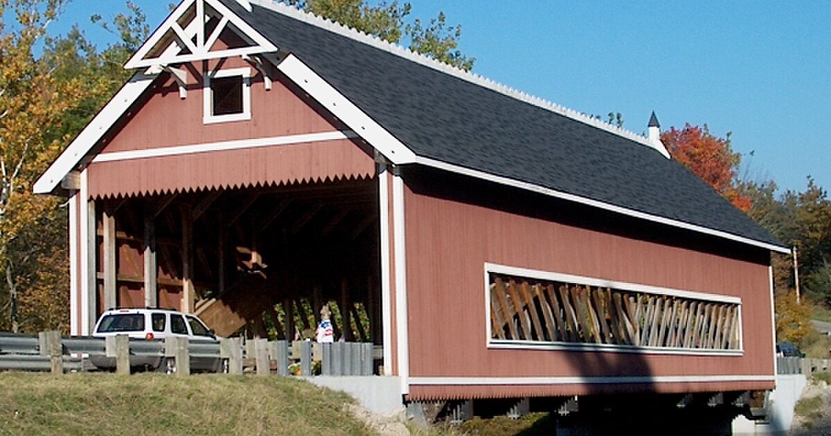 Netcher Road Covered Bridge in
