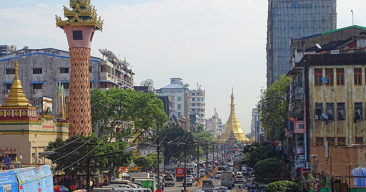Maha Bandula Road in Botataung Township, Yangon, Myanmar | Tripomatic