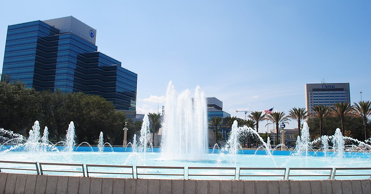 Friendship Fountain in Jacksonville