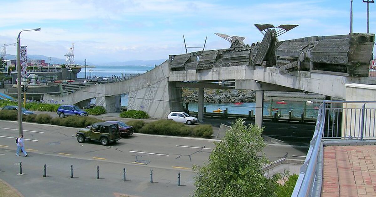 City to Sea Bridge in Wellington City