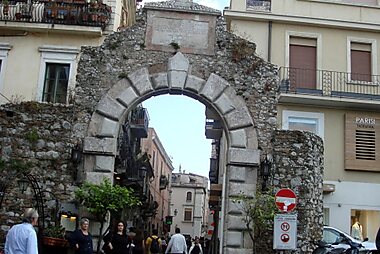 Taormina Printable Tourist Map | Sygic Travel