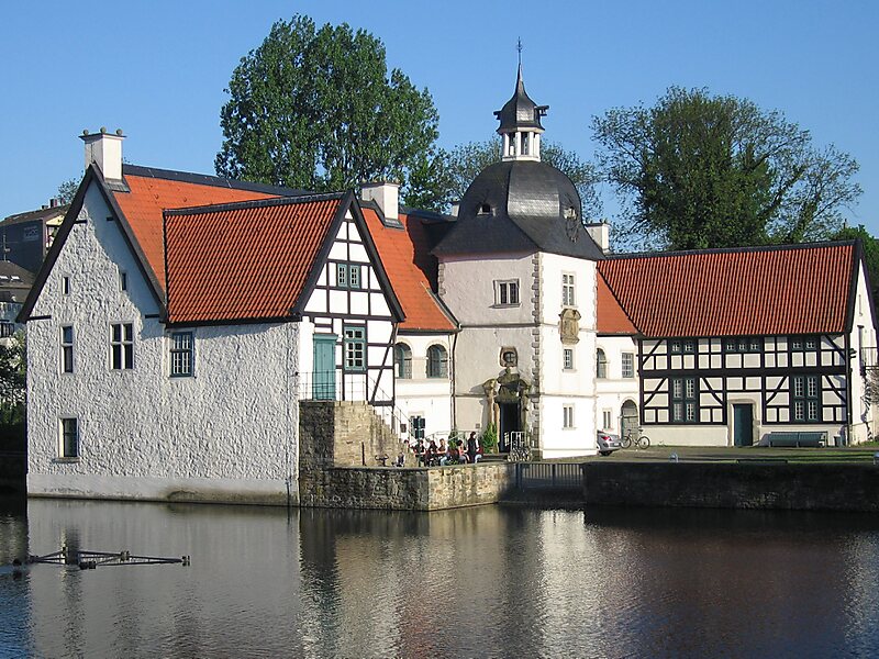 Wasserschloss Haus Rodenberg in Aplerbeck, Dortmund, Deutschland ...