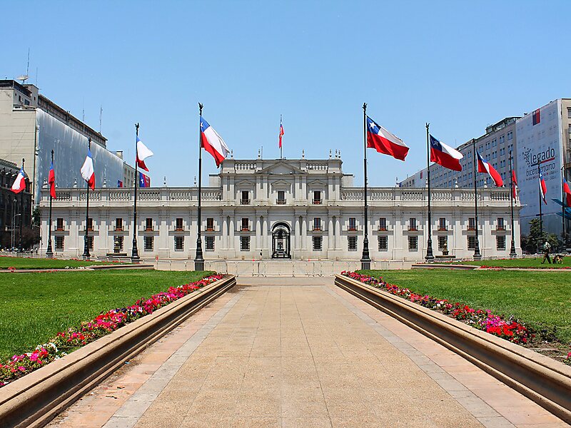 Pal cio De La Moneda Em Santiago