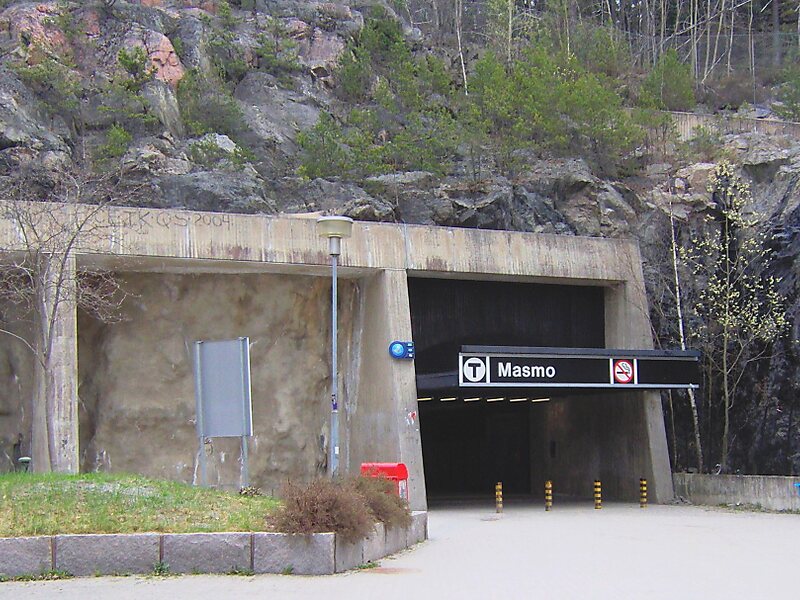 Masmo metro station in Södertörn, Sweden | Tripomatic