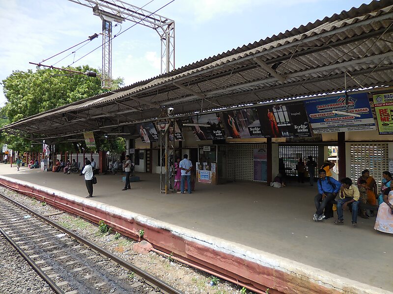 Korattur railway station in Ambattur, Chennai, India | Tripomatic