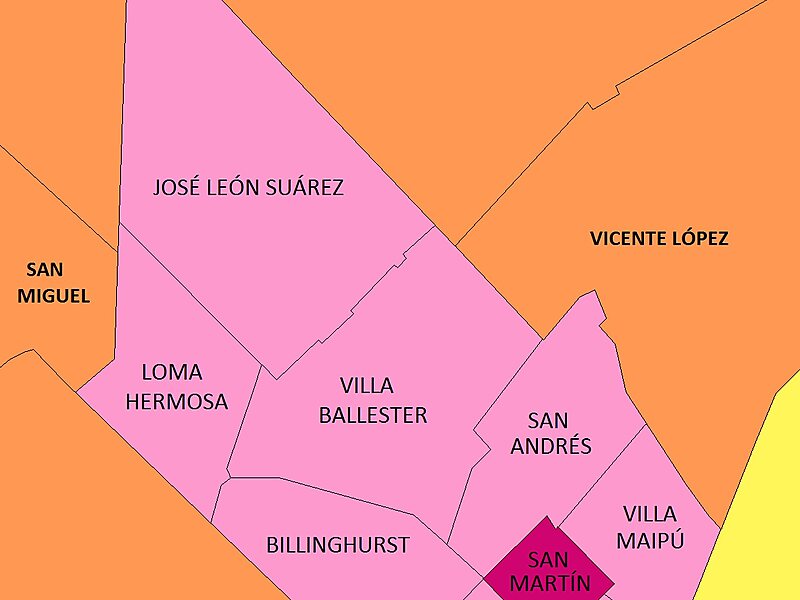 Partido de General San Martín en Argentina | Tripomatic